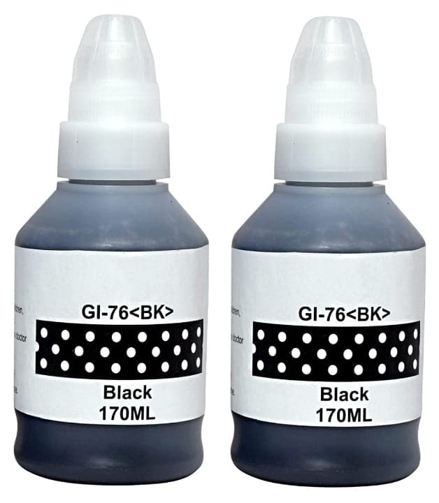 PRASH GI-76 GI76 76 Ink Bottle for Cannon GX5070, GX6070, GX7070 ...
