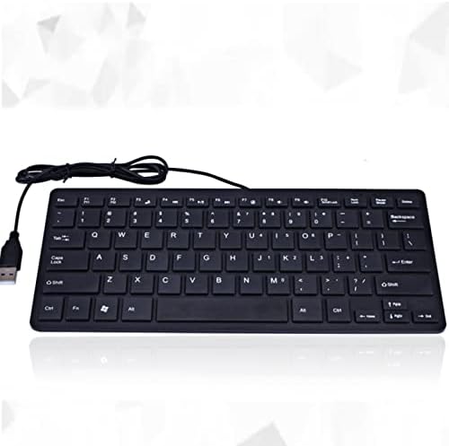 Wired USB Mini Keyboard,Universal 78-Key Ultra-thin Keyboard, Portable ...