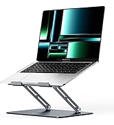 Amazon.com: JCZT Foldable Laptop Stand for Desk, Adjustable Height ...