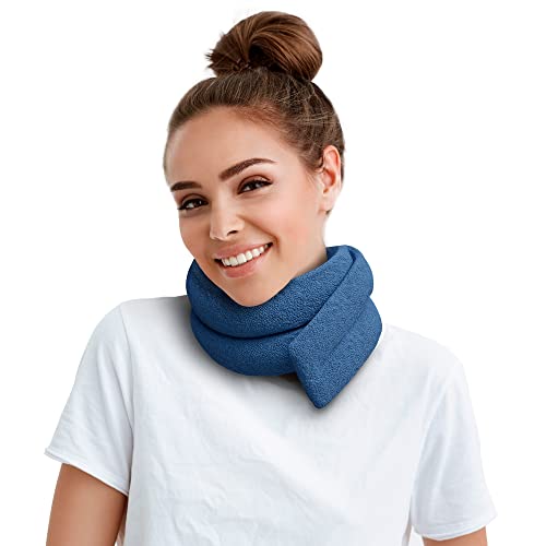 Cache-cou pour thérapie par le chaud ou le froid (45 x 14 cm) – Coussin ...