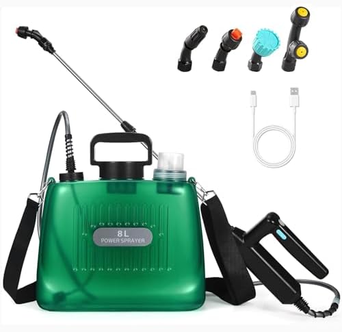 Amazon.com : Battery Powered Sprayer 2 Gallon,Rechargeable Pump Sprayer ...