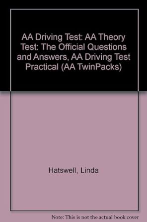 Buy "AA Theory Test: The Official Questions and Answers", "AA Driving ...