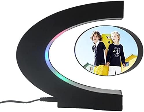 Amazon.com: Magnetic Levitating Floating Photo Frame with Colourful LED ...