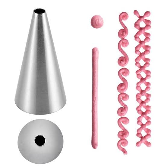 Buy Rvs 1mm Icing Nozzle DIY Cream Rose Flower Piping Nozzles Stainless ...