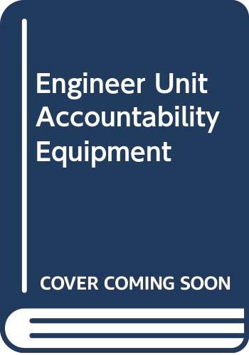 Amazon.in: Buy Engineer Unit Accountability Equipment Book Online at ...