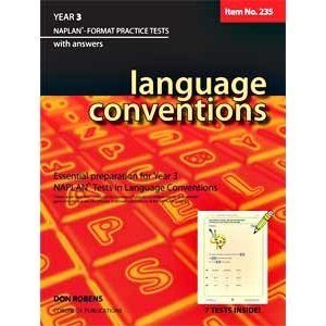 Language Conventions Year 3 NAPLAN* Format Practice Tests - Don Robens ...