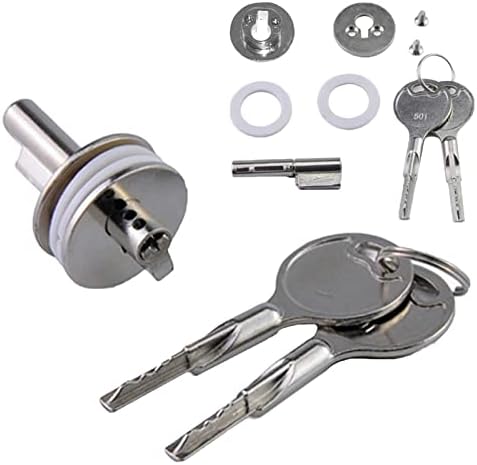 1set Cabinet Locks with Keys Glass Door Lock Sliding Door Lock ...