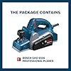 Bosch Professional GHO 6500 Electric Planer | 650W Motor | Max 2.6 mm Cutting Depth | 82 mm ...