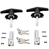 Amazon.com: evan T-Handle Lock for Truck Cap Truck Canopy Camper Shell ...