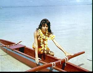 Amazon.com: Rossana Podesta Pin Up Bikini and Lei Original 5x4 Glamour ...