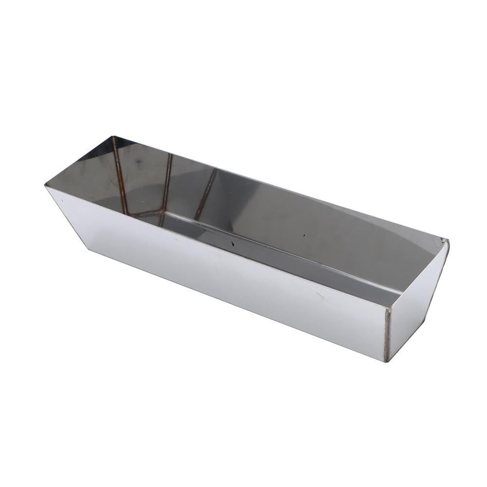 14" Mud Pan, Stainless Steel Mud Pan with Professional Grade, Sheared ...