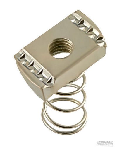 Pack of 50 M10 Long Spring Channel Nuts - Zinc Plated : Amazon.co.uk ...