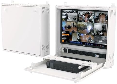 Amazon.com: Wall-Mount DVR/NVR Security Enclosure, Lockable Steel ...