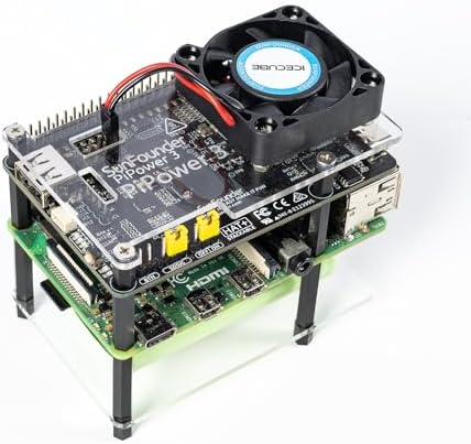 Amazon.co.jp: SunFounder Raspberry Pi 4 UPS電源供給装置、アクリルケース付き、Raspberry ...