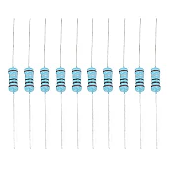 YOKIVE 30 PCS Metal Film Resistor, Resistors Assortment Kit with 1W 1% ...