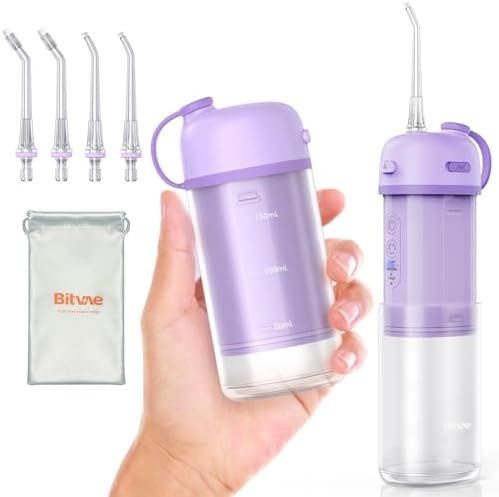 Amazon.com: Bitvae P1 Water Flosser for Teeth, Portable Mini Water ...