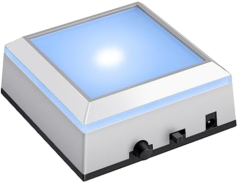 Amazon.com: Led Light Stand Base, Circular Display Pedestal with Seven ...