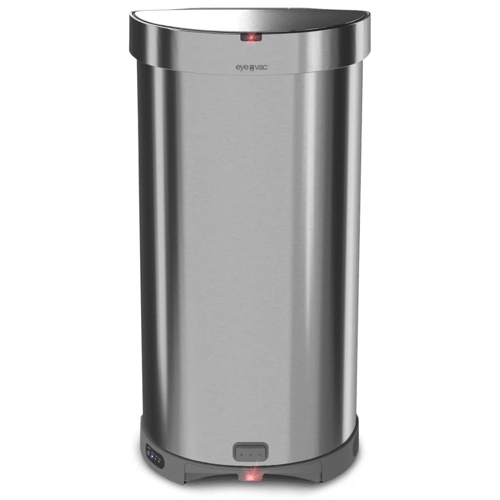 Amazon.com: EyeVac+ 2in1 Touchless Trash Can & Vacuum – 13 Gallon ...