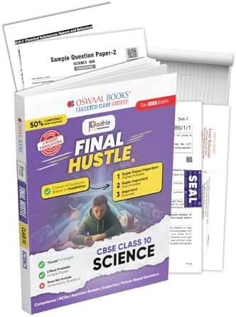 Oswaal Final Hustle for CBSE Class 10 by Padhle with Board Exam ...