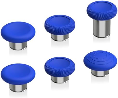 eXtremeRate 6 in 1 Metal Replacement Thumbsticks for Xbox Elite Series ...