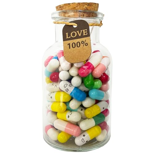 Best Love Message in Capsule (90pcs) Bottle Glass | StylesDaddy