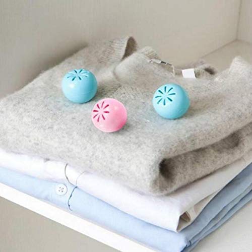 BOXANIA® 8 pcs Mothballs in Reusable Apple Shaped Box for Wardrobe ...
