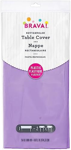 Amscan Plastic Rectangular Tablecover, New Purple : Amazon.com.au: Home