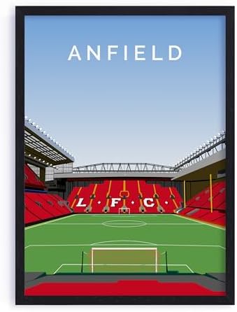 QUOTE - UNQUOTE ART Liverpool Poster - Anfield - Liverpool Frame ...