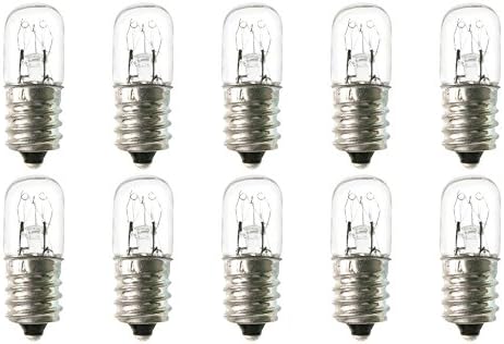 CEC Industries #4T4 1/2/120V-1 9/16 Bulbs, 120 V, 4 W, E12 Base, T-4.5 ...