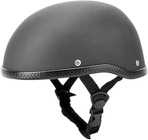 Amazon.com: Ultra-Thin Low Profile Motorcycle Small Half-Shell Helmets ...