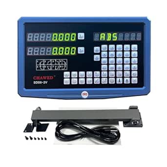 DRO Digital Readout 2 Axis Screen DRO Readout Display Linear Scale for ...