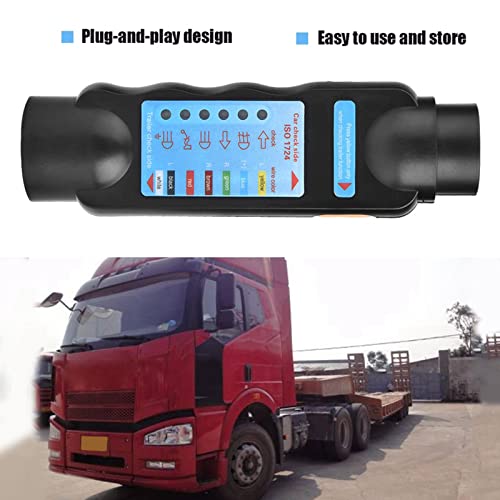 Honiwu Trailer Light Tester, 7 Pin Trailer Plug Tester, Trailer Wiring ...