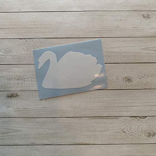 Amazon.com: Swan Decal, Swan Vinyl Decal, Swan Sticker, Bird Decal ...