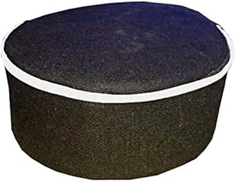 Amazon.com: Himachali Patti Woolen Topi/Cap for Men & Women Black By ...