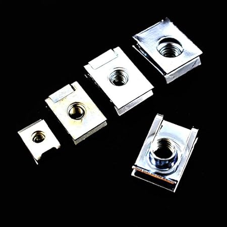 ADL (Pack of 20) M6 Chimney Nuts U Lug Nut Speed Clips Threaded ...