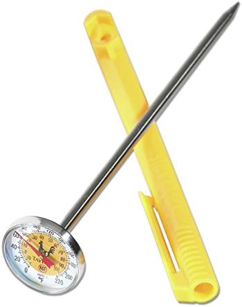 Amazon.com: Taylor Standard Grade Thermometer (1-Inch Dial),Silver ...