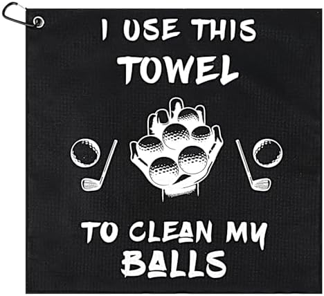 Deepton Golf Towel, Funny Golf Gifts for Men, Personalised Golf Towel ...