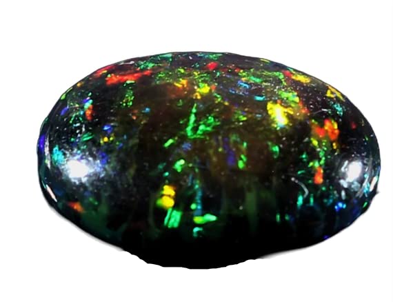 Original Certified Jeweltique! 5.30 Ratti Premium & Genuine Black Fire ...