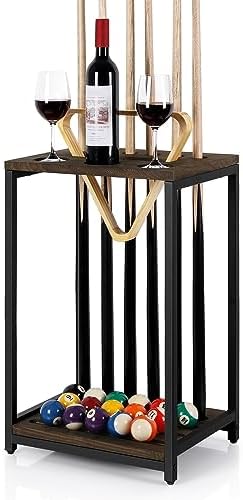 Amazon.com: Nisorpa Floor Stand Billiard Pool Cue Racks-12 Pool ...