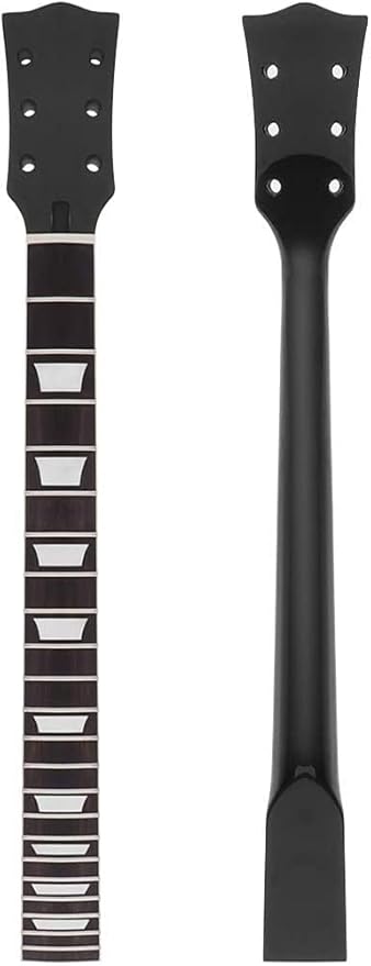 Amazon.com: Ogdni 22 Fret Guitar Neck Maple Rosewood Fingerboard with ...