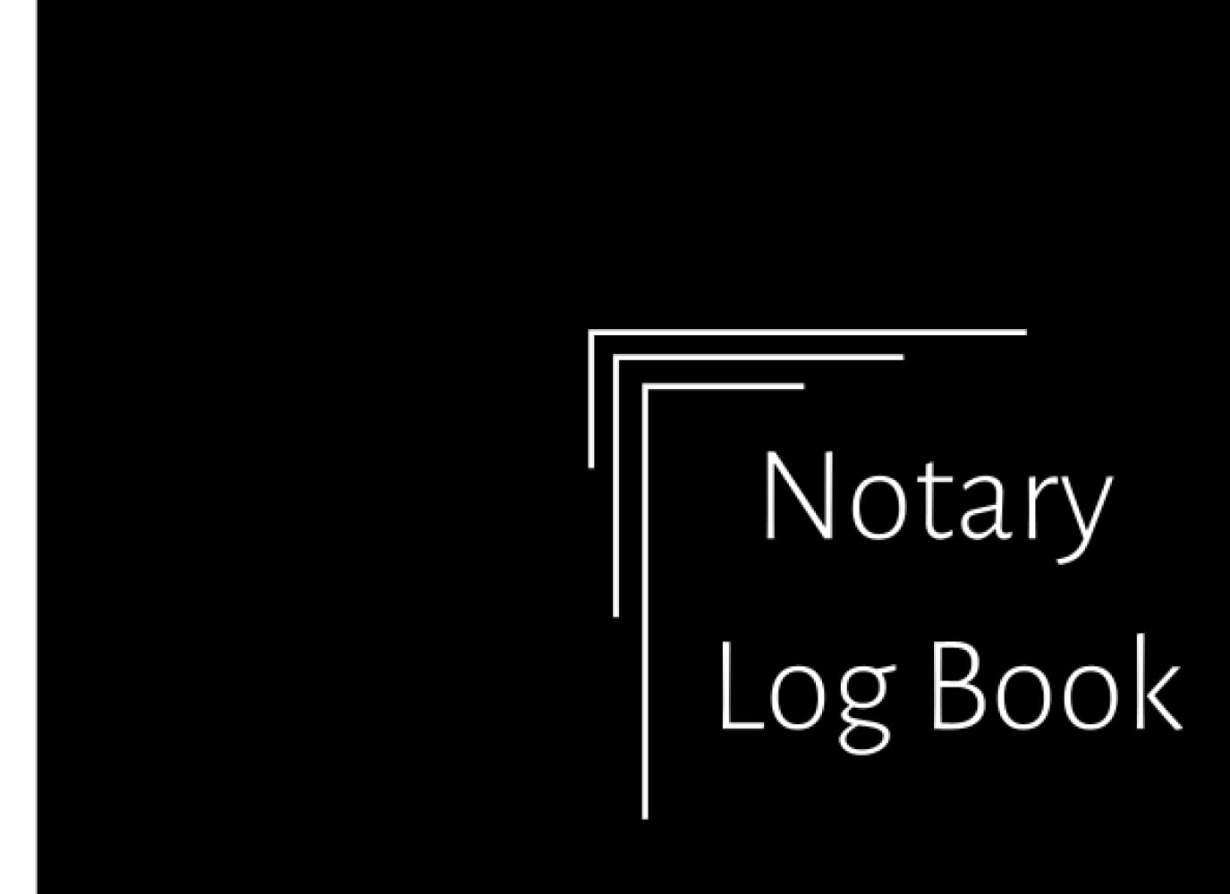 Notary Log Book: One Page Per Notarial Record | 100 Entries | A Prefect ...