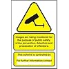 Data Compliant GDPR CCTV Sign - Size A4 Rigid PVC - Warning Sign ...