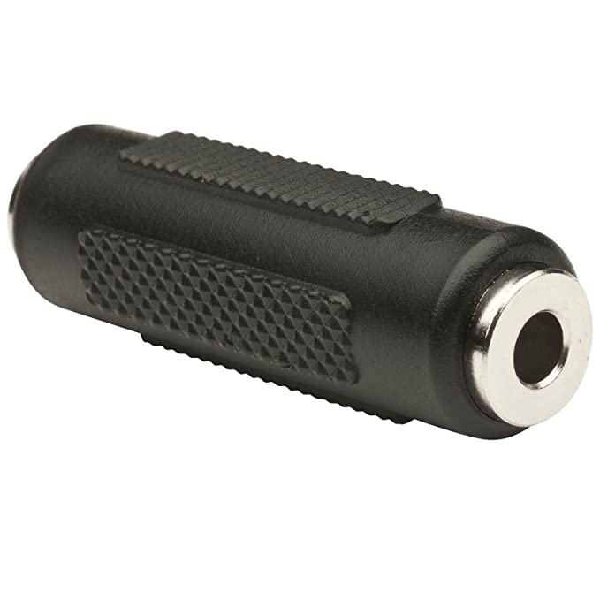 QBM 3.5mm Female to Female Stereo Audio Jack Adapter Converter (1 Piece ...