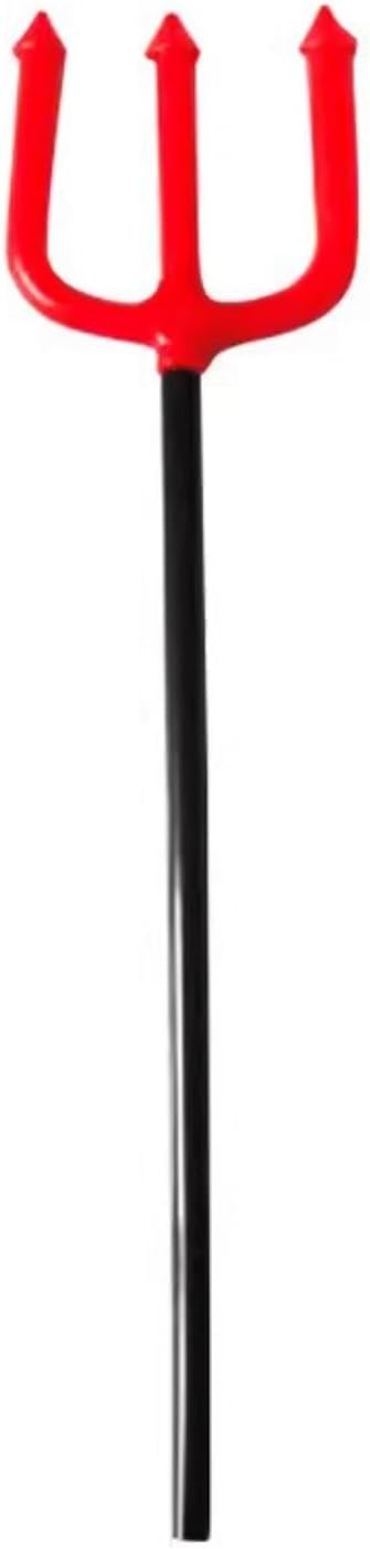 Amazon.com: Dzrige Plastic Pitchfork Toys Red Pitchfork Black Rods ...