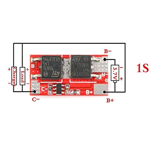 Buy 10A BMS 1S 4.2V PCM PCB BMS Lithium Charger Charging Module 18650 ...