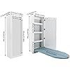 Amazon.com: Ironing Board Cabinet Wall Mounted, Cabinet with Built-in ...