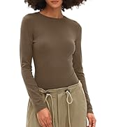 Darong Women's One Off Shoulder Long Sleeve Top Ruched Going Out Tops ...