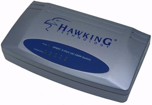 Amazon.com: Hawking HFS5T-P 5-Port 10/100M Fast Ethernet Switch ...