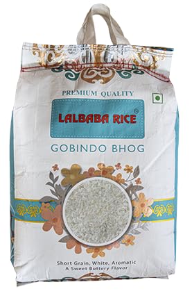 LALBABA RICE Govinda Bhog Rice 10 Kg - Aromatic Premium Rice for Divine ...
