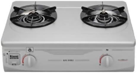 Amazon | リンナイ ガステーブル 二口コンロ・コンパクト幅56cm(プロパンガス用)右ハイカロリー RTS-336-2FTS(SL)R-LP | リンナイ(Rinnai) | ガステーブル